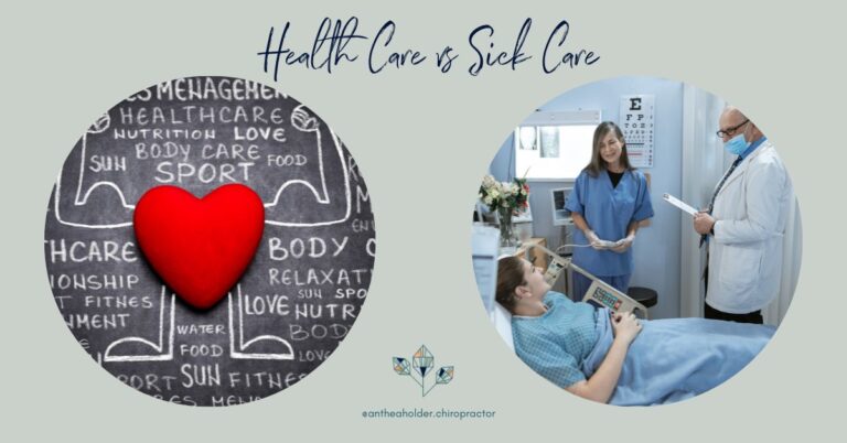 Health Care vs Sick Care - Anthea Holder